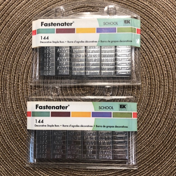 Ek Success | Office | Fastenater School Staple Bars | Poshmark
